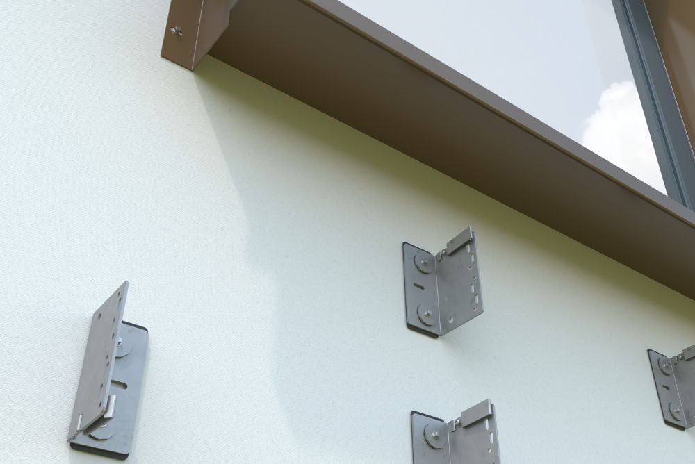 eClips VL Rainscreen cladding support system - Maple