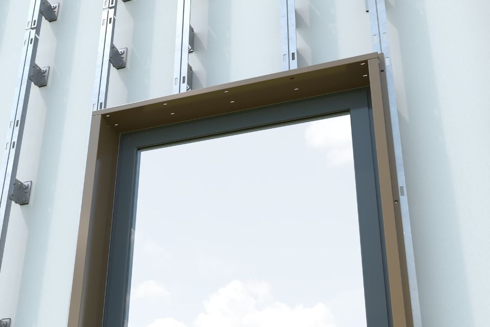 eClips VL Rainscreen cladding support system - Maple