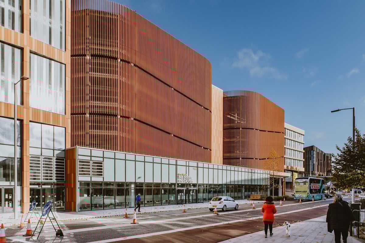 Architectural fins Vector façade system - Maple Façades