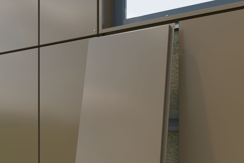 Aspect CTH Rainscreen cladding façade system - Maple Façades