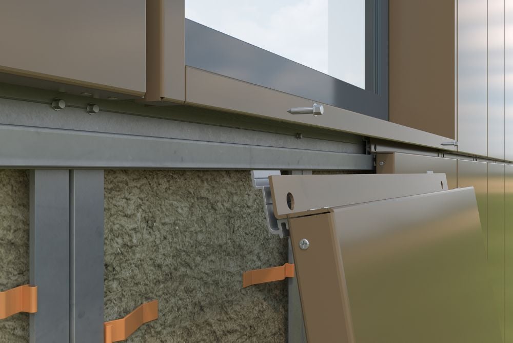 Aspect CTH Rainscreen cladding façade system - Maple Façades