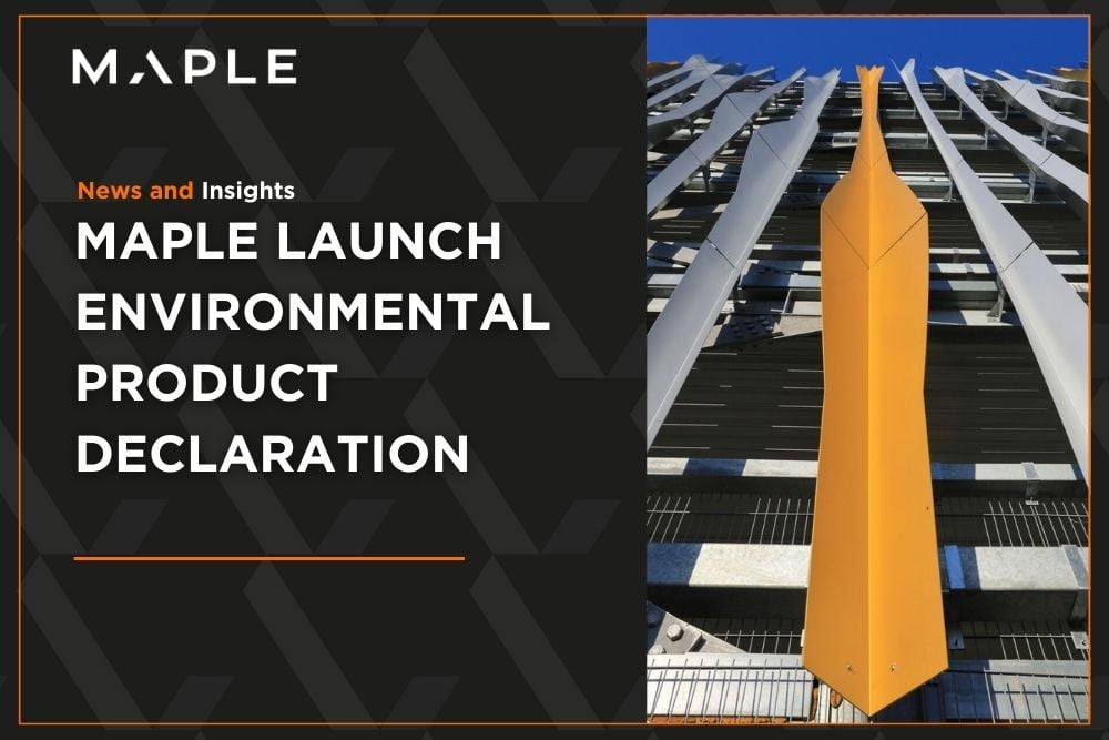 Maple Façades launch our first Environmental Product Declaration